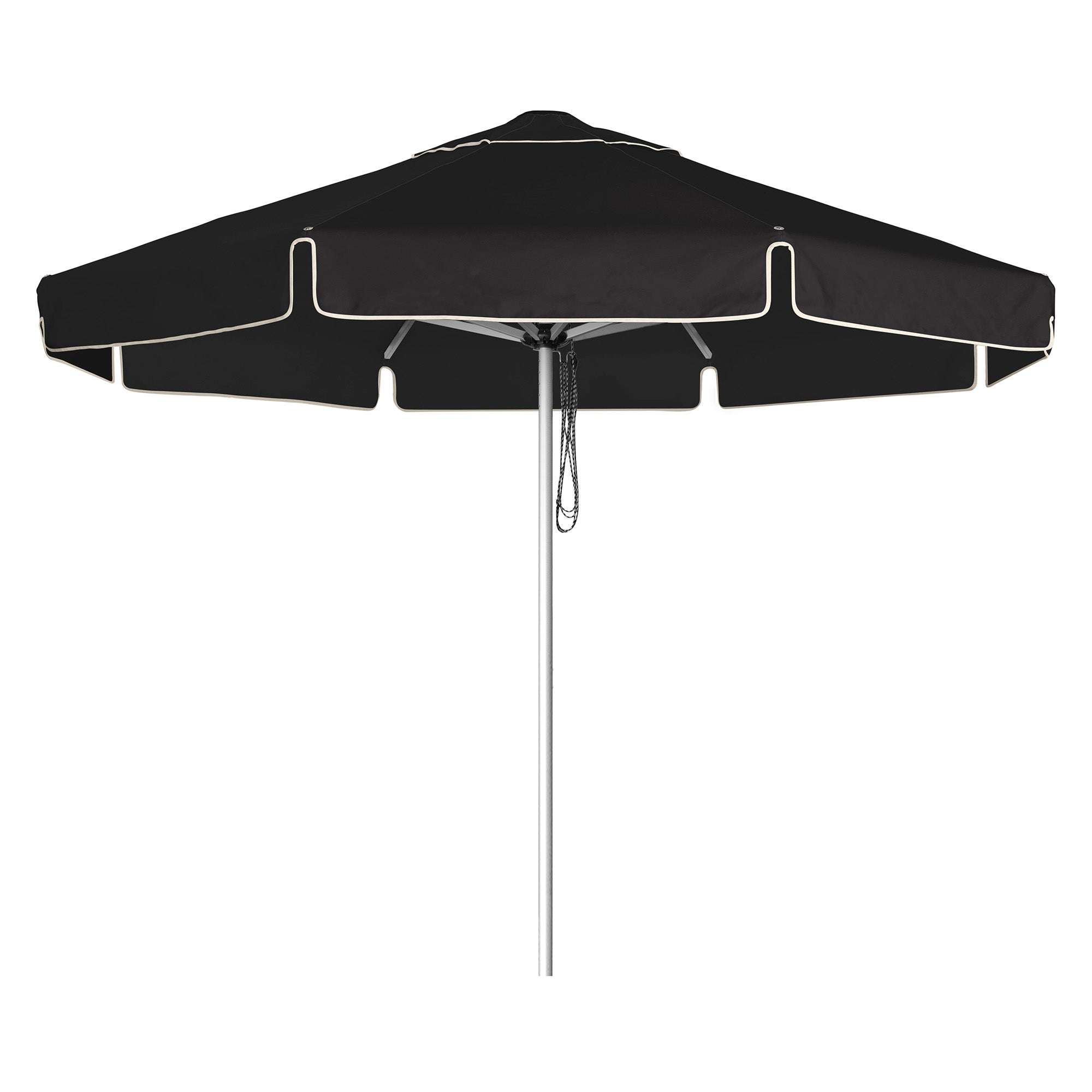 2.8m Go Large Umbrella - Straight Valance - Black – Basil Bangs