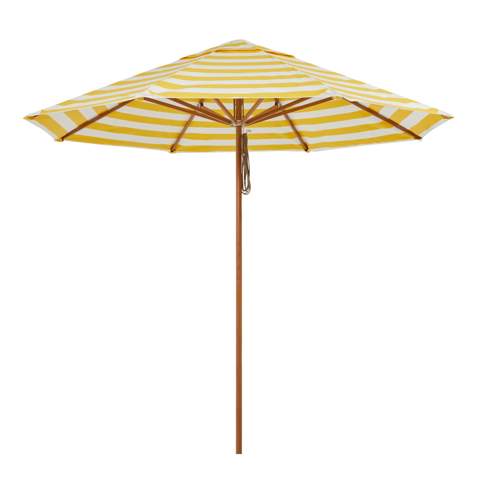 2.8m Sundial Umbrella - Woodgrain - Marigold – Basil Bangs